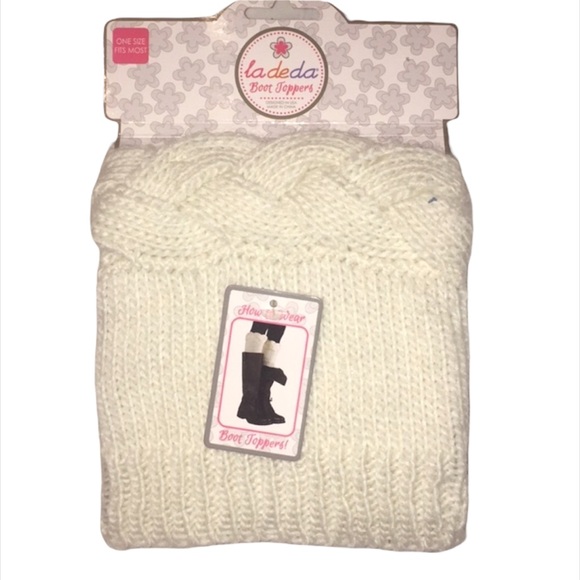 Ladeda | Accessories | Ladeda Boot Toppers Cream | Poshmark